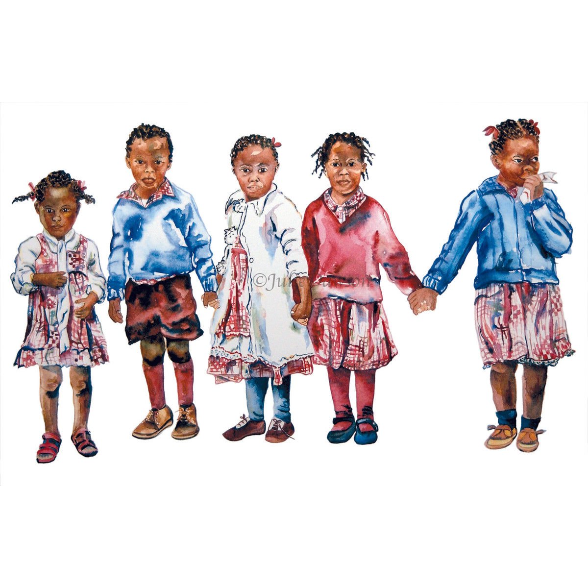 School Chums Reproduction – Julie Dawson Art and Design